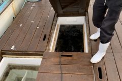 Floating Upweller System (FLUPSY) Made for Oyster Aquaculture Farming